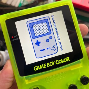 Custom Q5 IPS LED Logo Xl BACKLIT Funnyplaying Nintendo Gameboy Color ...