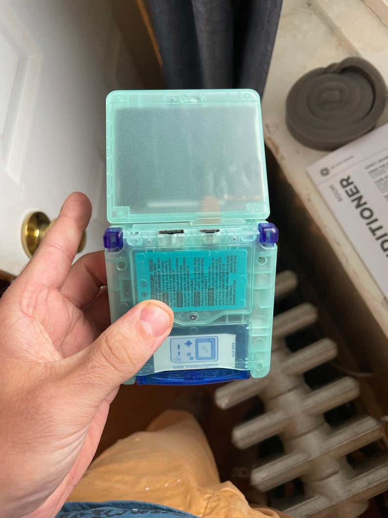 Custom GBASP IPS Modded Gameboy Advance SP Backlit Screen - Etsy