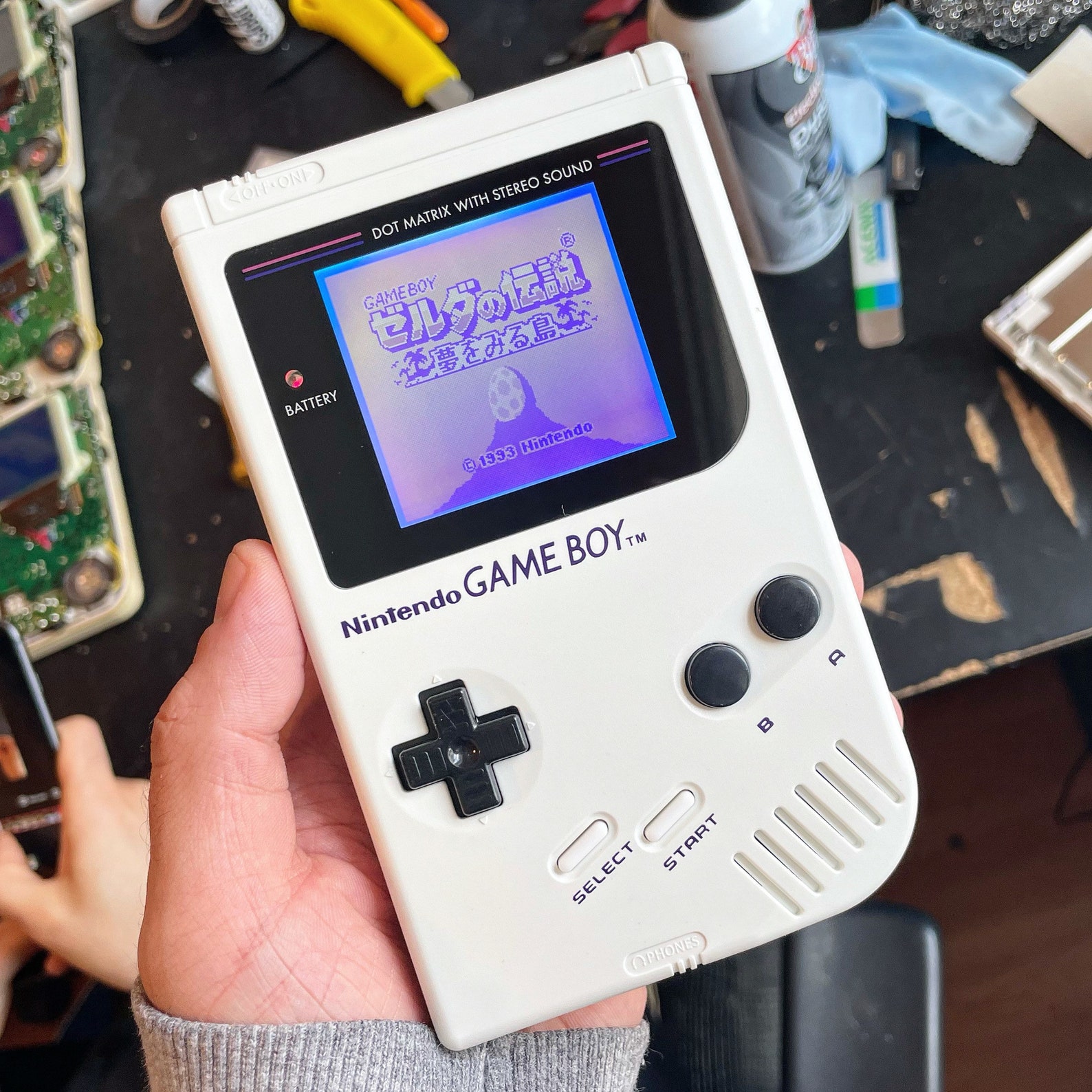 Custom Backlit Gameboy DMG Modded Bivert Nintendo Game Boy - Etsy
