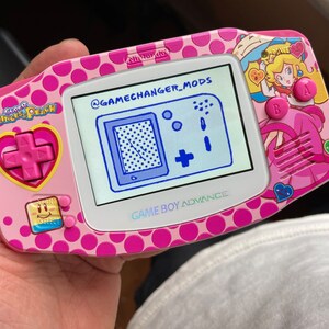 Custom PEACH IPS Modded Gameboy Advance Backlight With New Buttons ...