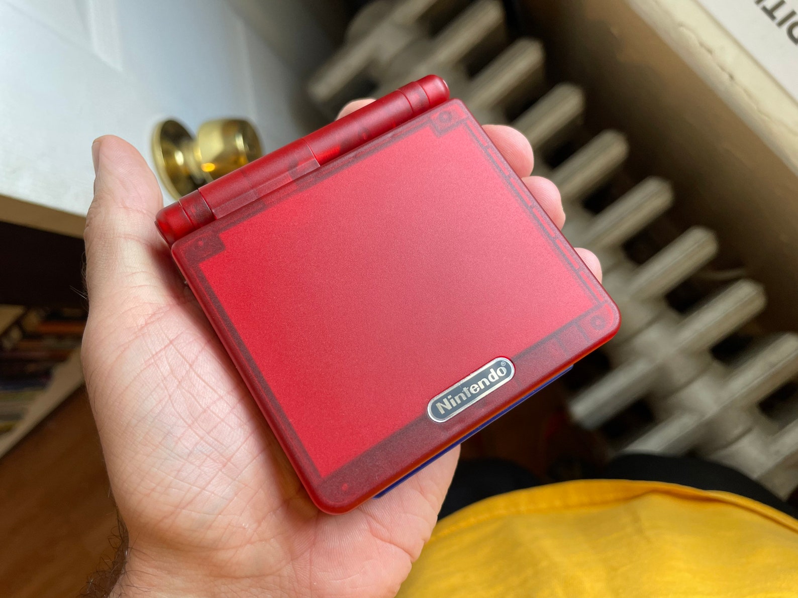 Custom GBASP IPS Modded Gameboy Advance SP backlit screen | Etsy