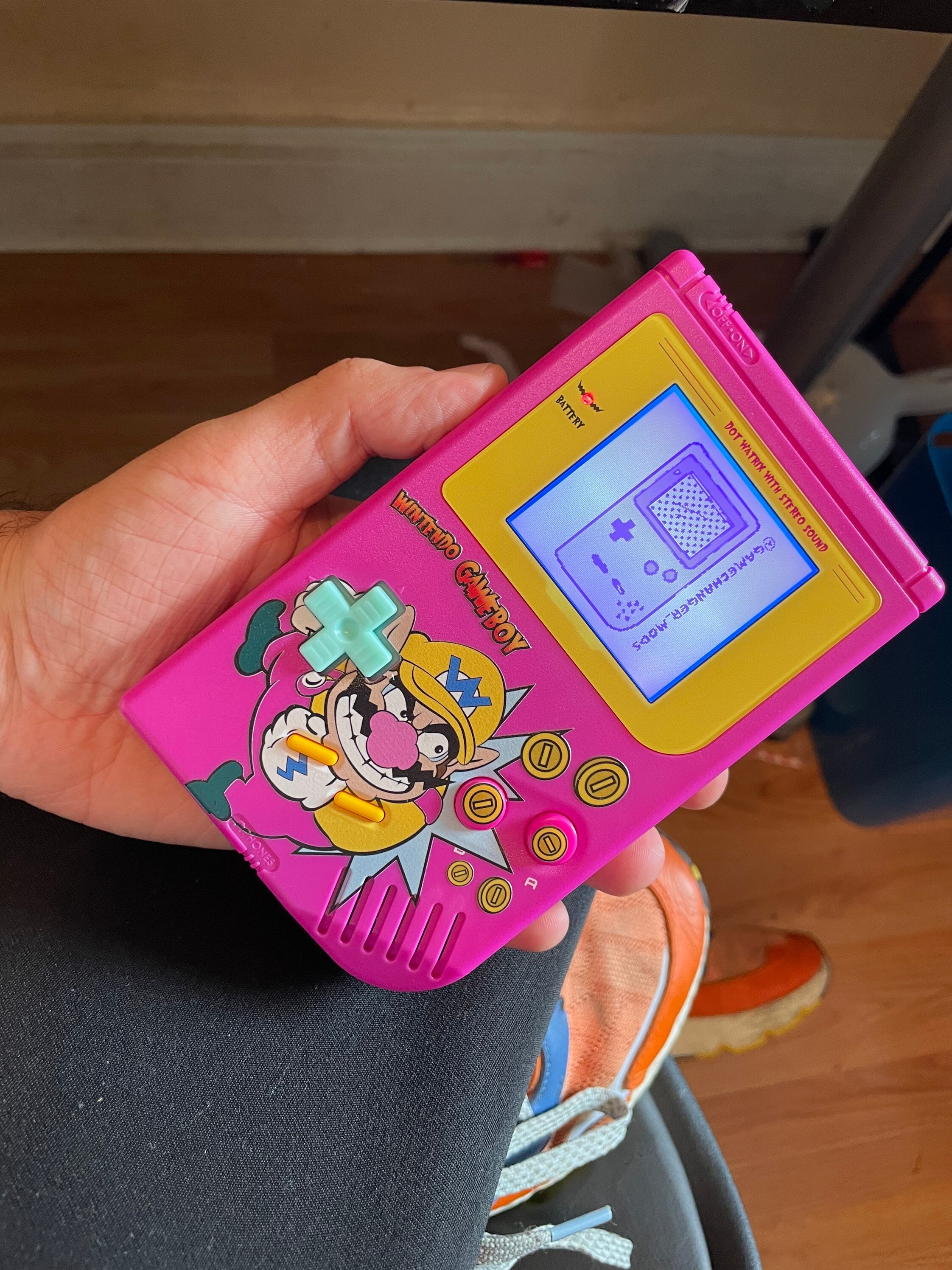 Custom Wario Backlit Gameboy DMG Modded Bivert Nintendo Game - Etsy ...