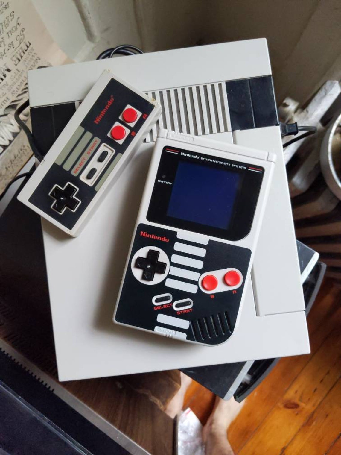 Custom backlit Gameboy DMG modded bivert Nintendo game boy | Etsy