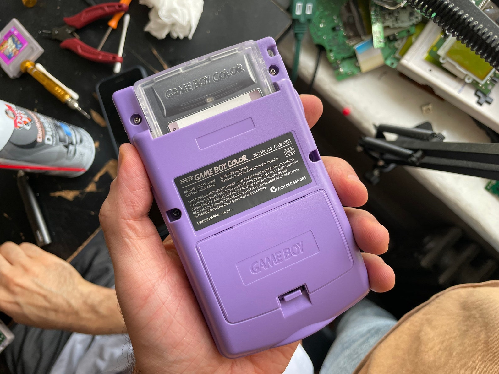 Custom Q5 IPS LED Logo Xl BACKLIT Funnyplaying Nintendo Gameboy Color ...