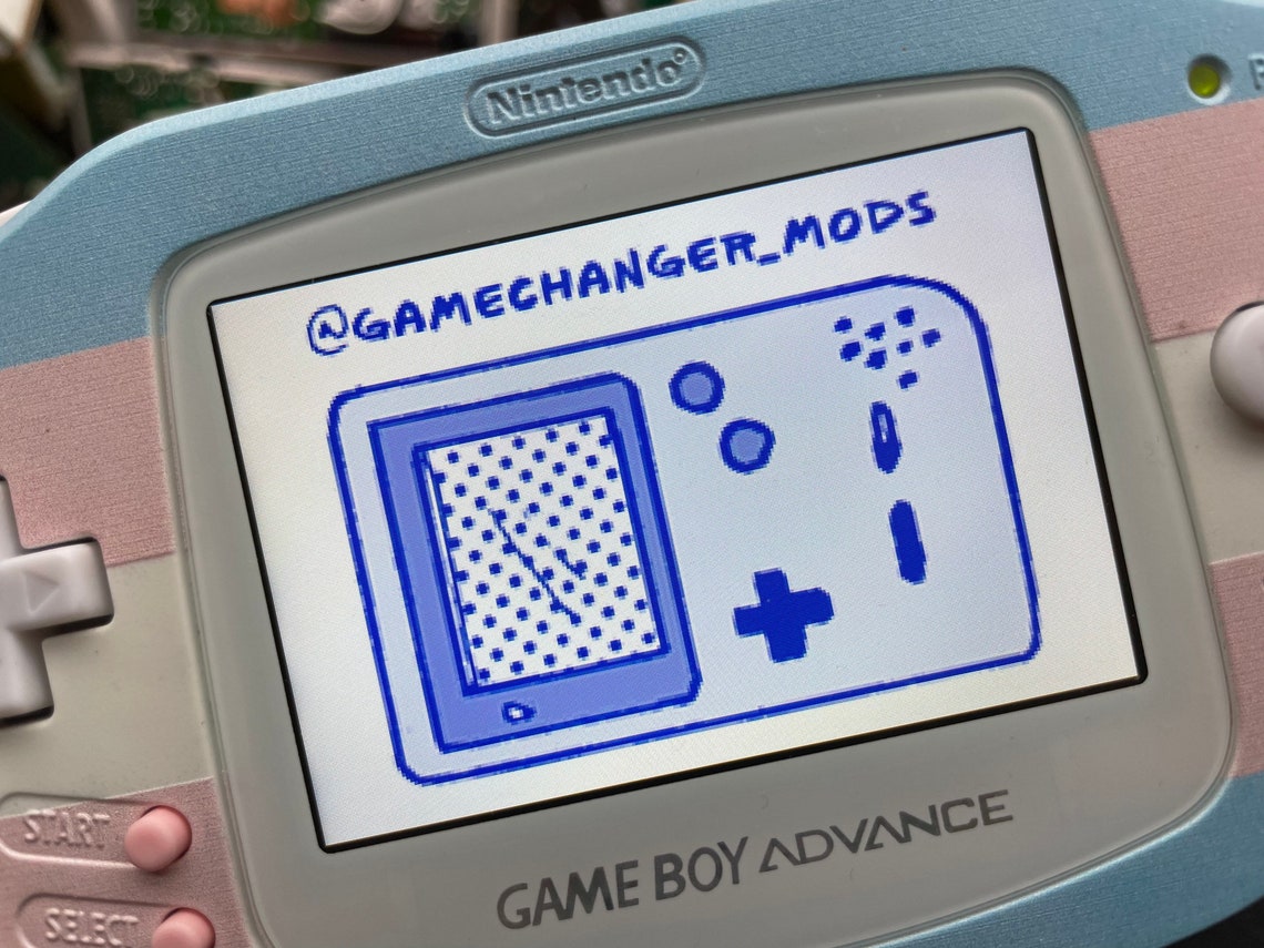 Custom IPS Modded Gameboy Advance Backlight With New Buttons - Etsy