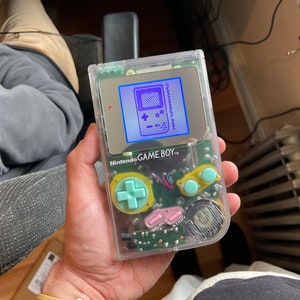Custom Backlit Gameboy DMG, Modded Bivert Nintendo Game Boy With Glass ...