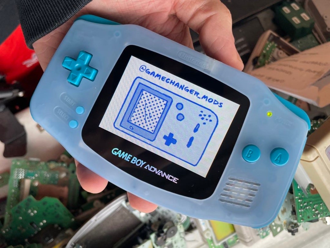 Custom IPS V3 Modded Gameboy Advance Backlight With New Buttons, Shell ...