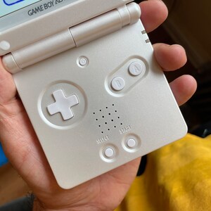 Custom GBASP IPS Modded Gameboy Advance SP - Backlit Screen With New ...
