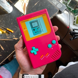 Custom IPS Fullsize BACKLIT Nintendo Gameboy DMG and Free Game With New ...