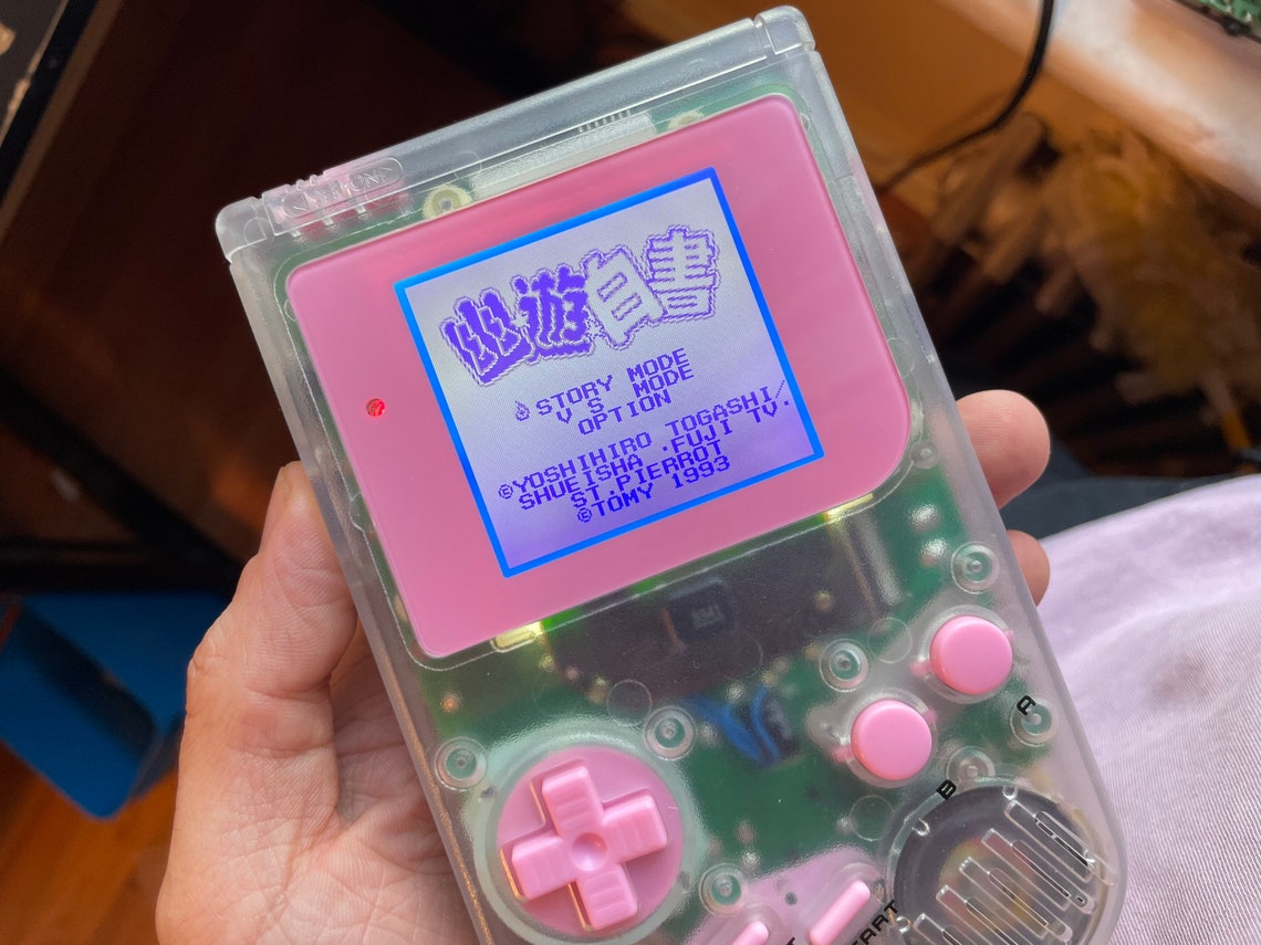 Custom Backlit Gameboy DMG Modded Bivert Nintendo Game Boy - Etsy