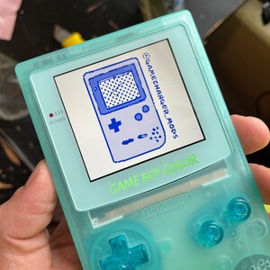 Custom Q5 IPS LED Logo Xl BACKLIT Funnyplaying Nintendo Gameboy Color ...