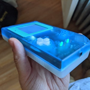 Custom Backlit Gameboy DMG, Modded Bivert Nintendo Game Boy With Glass ...