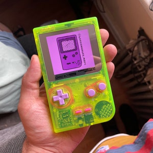 Game Boy Pocket IPS LCD Backlight Modded! 36 Different Color Screen ...