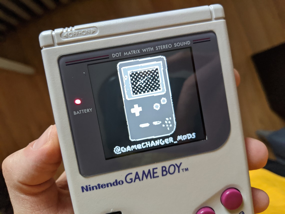Custom IPS Fullsize BACKLIT Nintendo Gameboy DMG and Free - Etsy