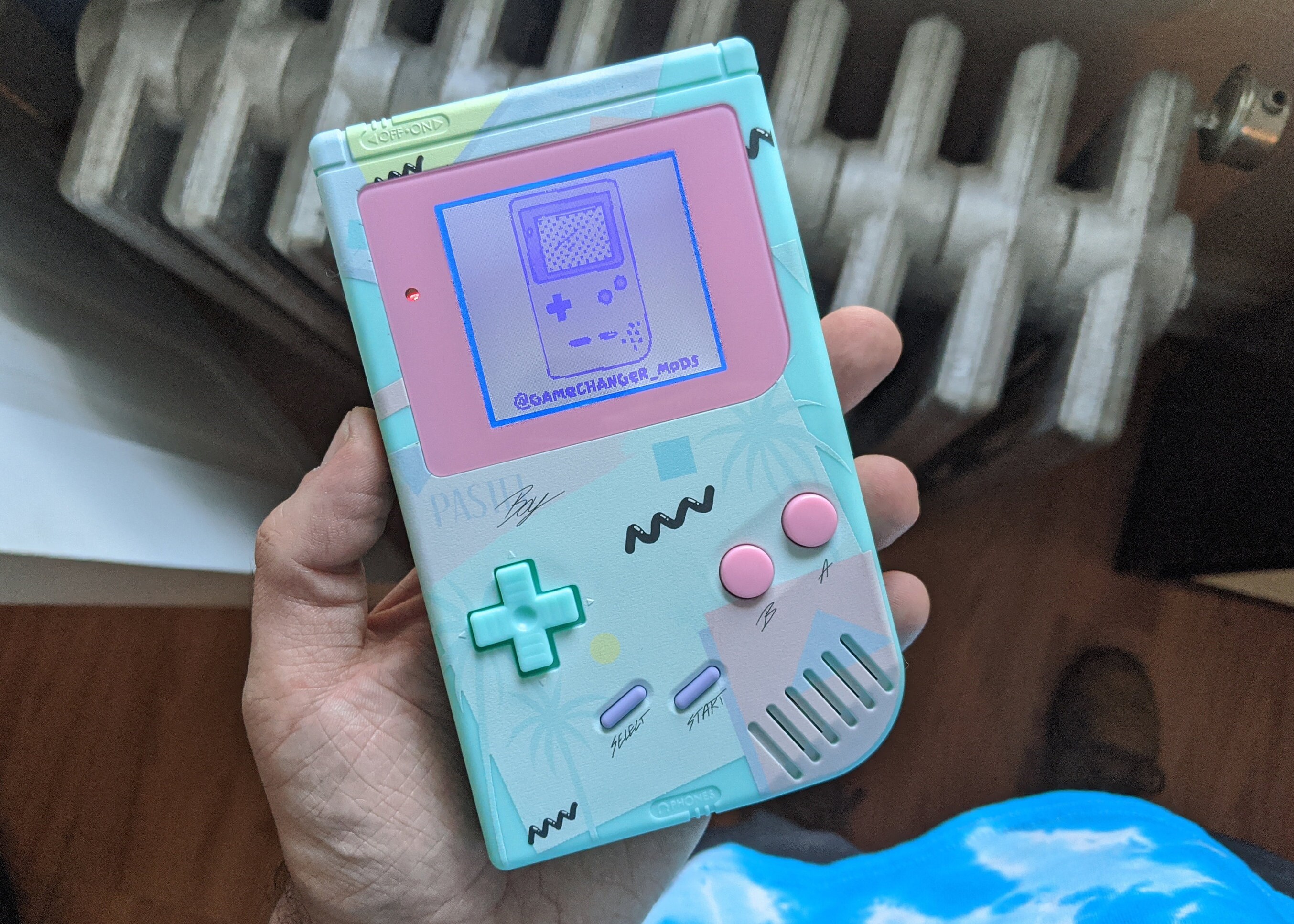Custom 90s Vaporwave Hypebeast Backlit Gameboy DMG Modded | Etsy