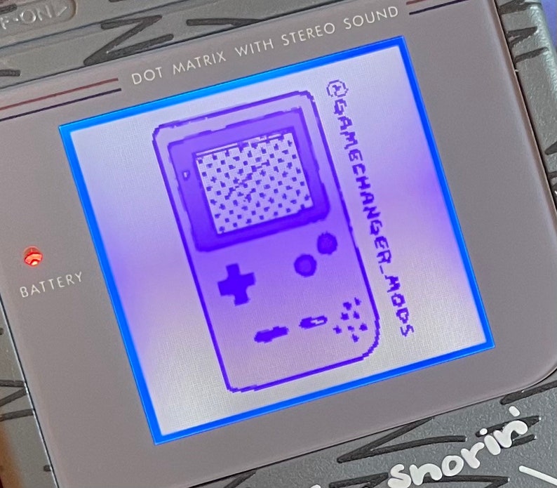Custom Backlit Gameboy Pokémon SNORLAX Modded Bivert Nintendo - Etsy