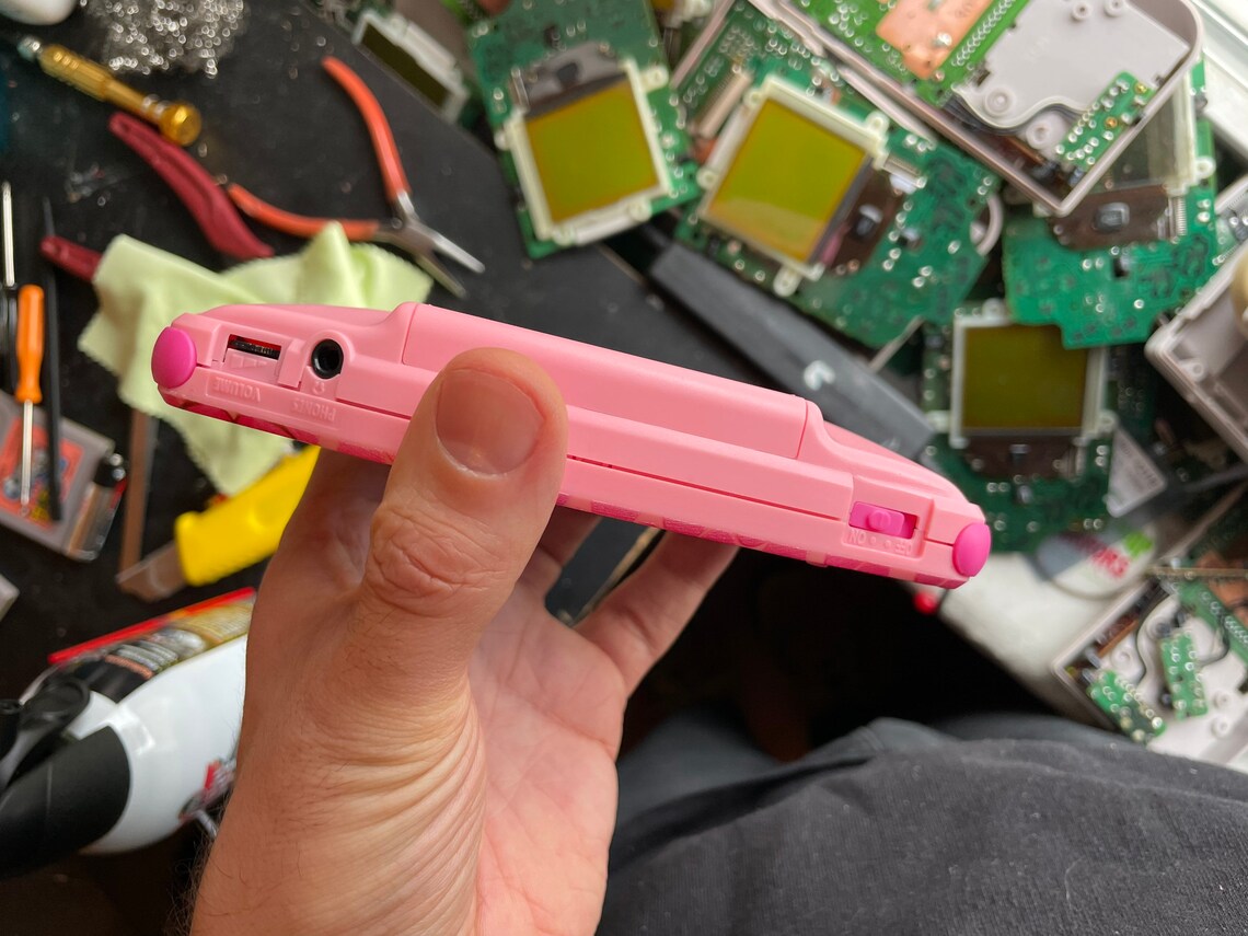 Custom PEACH IPS Modded Gameboy Advance Backlight With New - Etsy