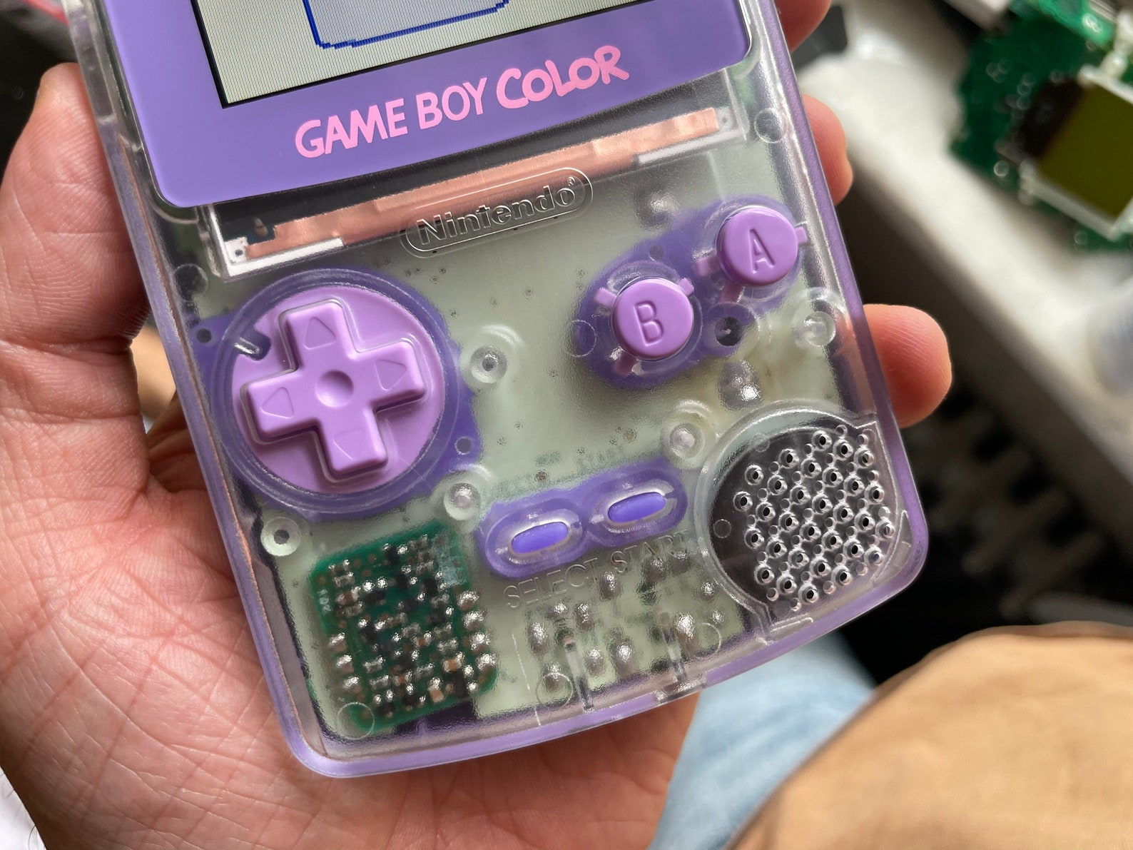 Custom Q5 IPS LED Logo Xl BACKLIT Funnyplaying Nintendo Gameboy Color ...