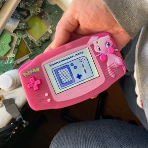 Custom MEW IPS Modded Gameboy Advance Backlight With New Buttons, Shell ...