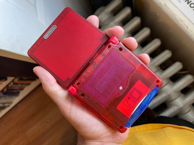 Custom GBASP IPS Modded Gameboy Advance SP Backlit Screen - Etsy