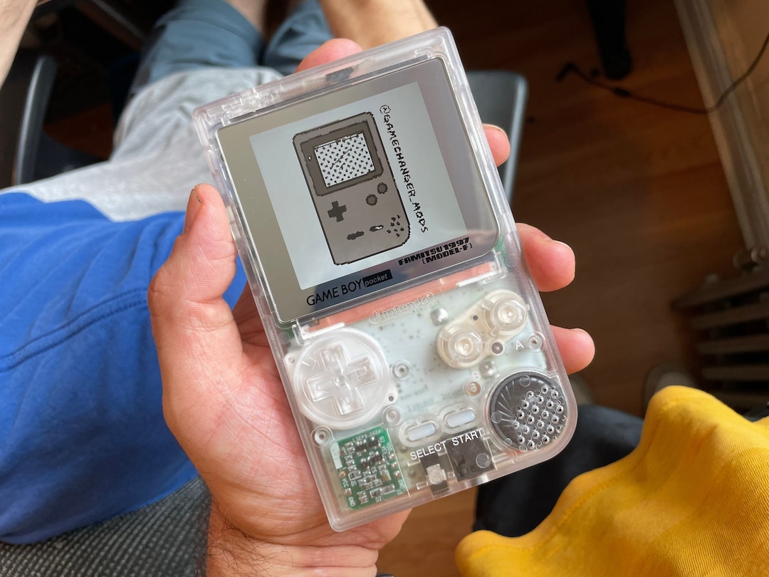 Game Boy Pocket IPS LCD Backlight Modded! 36 Different Color Screen ...