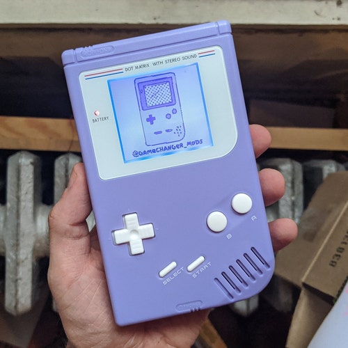 Custom Backlit Gameboy DMG Modded Bivert Nintendo Game Boy - Etsy
