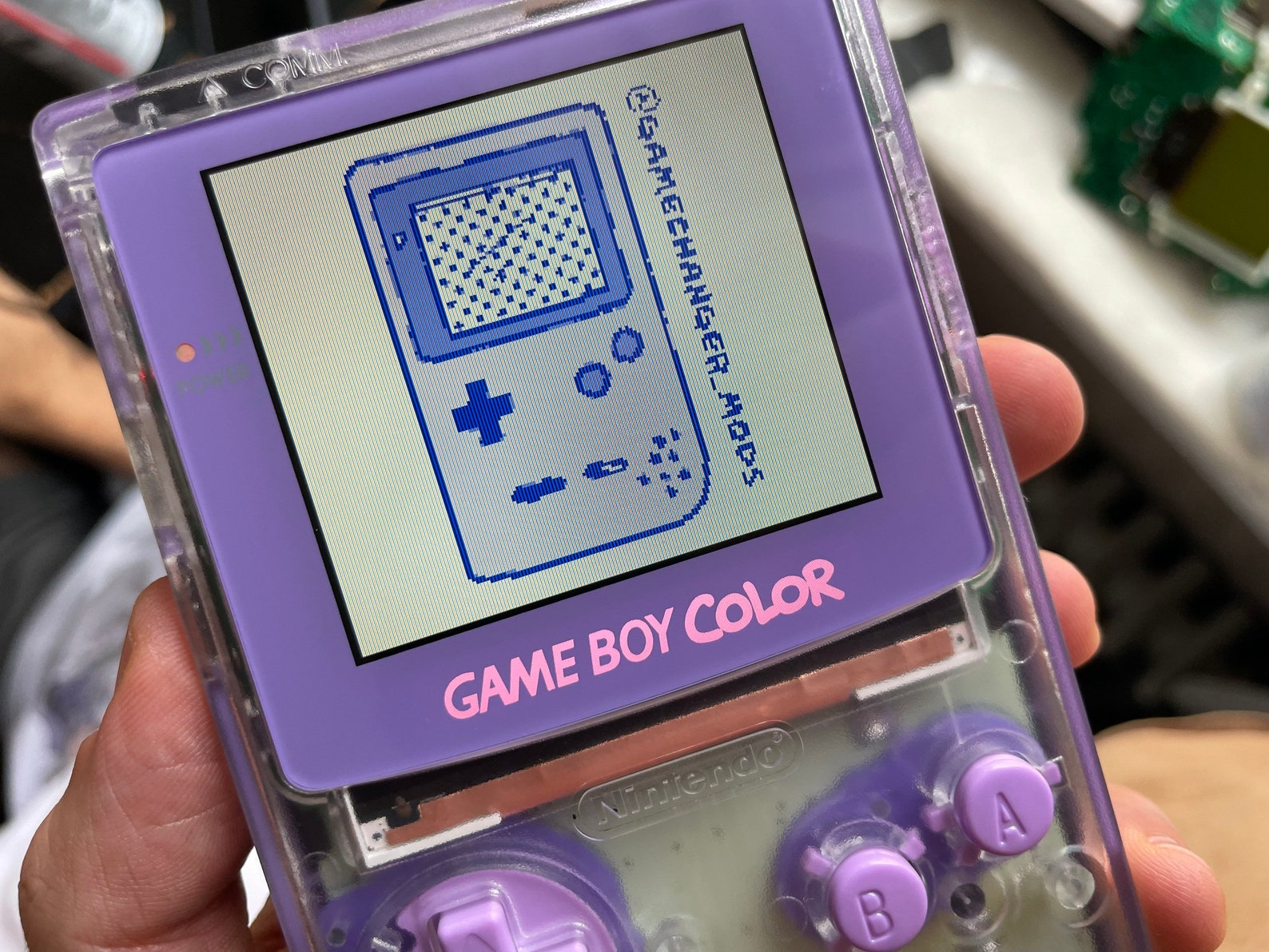 Custom Q5 IPS LED Logo Xl BACKLIT Funnyplaying Nintendo Gameboy Color ...