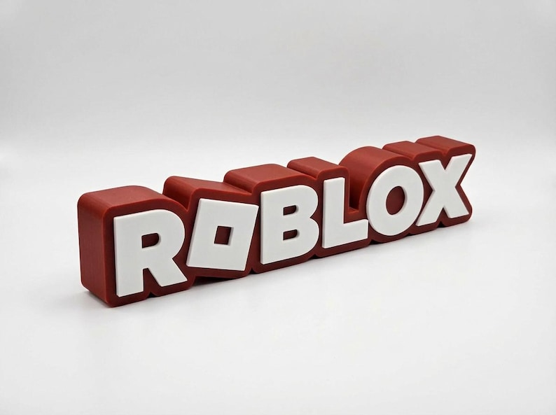 Roblox Logo Sign, Gamer Room Decor (9.5" X 2") - Etsy