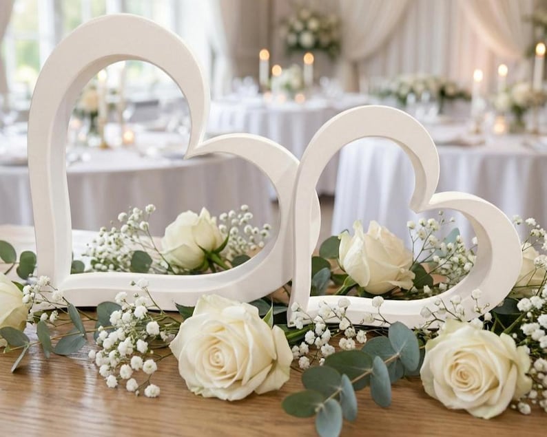 Sweetheart Table Decor for Reception – Head Table Centerpiece – Modern ...