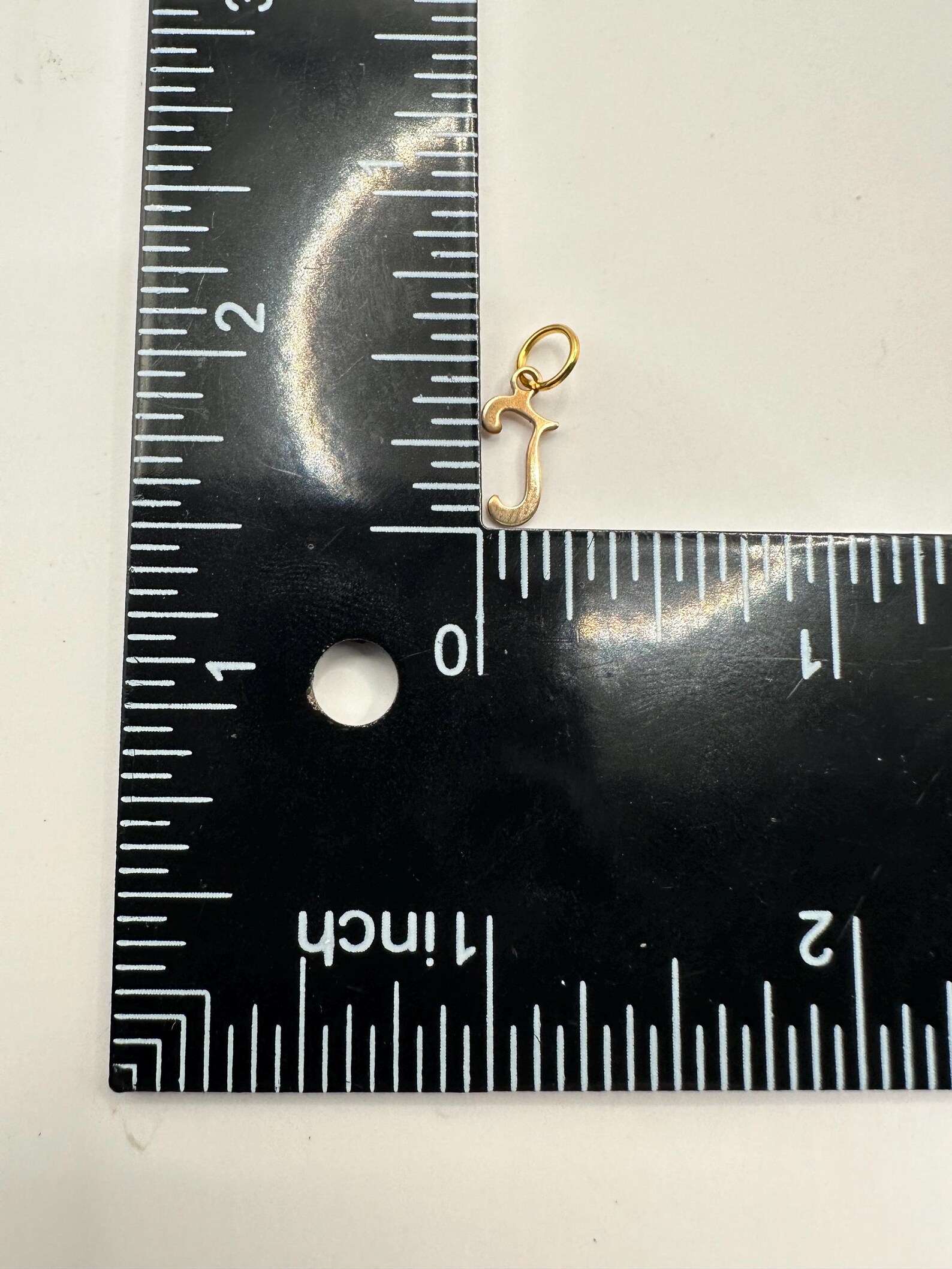 Vintage Raw Brass Tiny LETTER T INITIAL Charm Pendant for Necklace Gold ...
