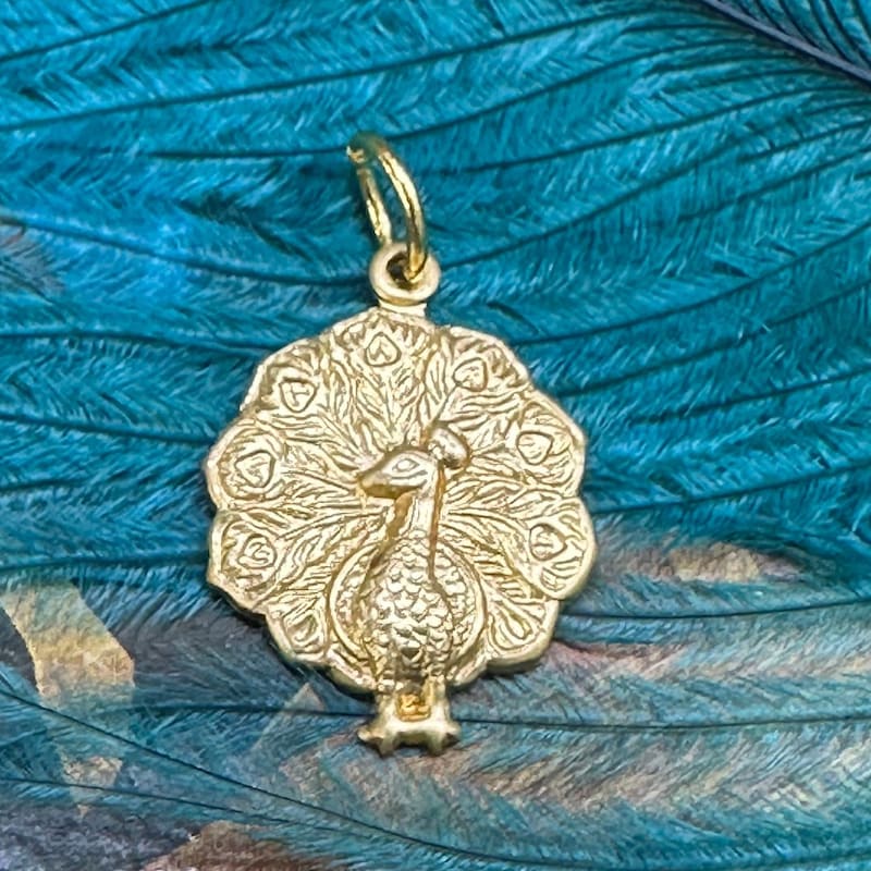 Vintage Peacock Pendants - Etsy