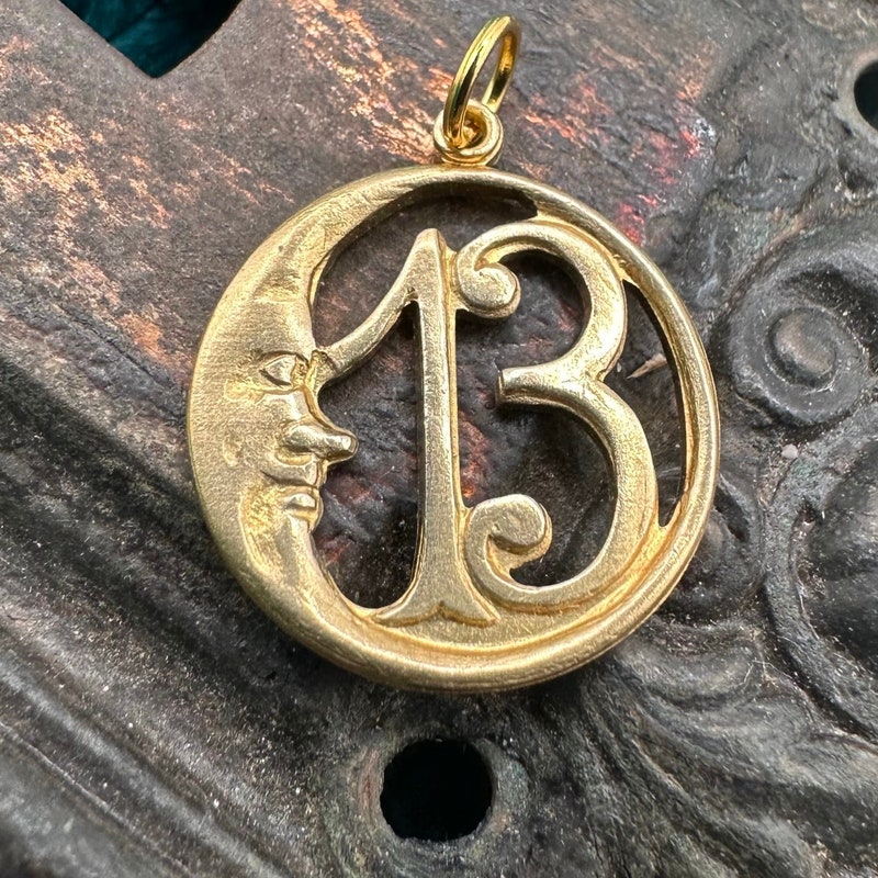 Lucky 13 Charm - Etsy