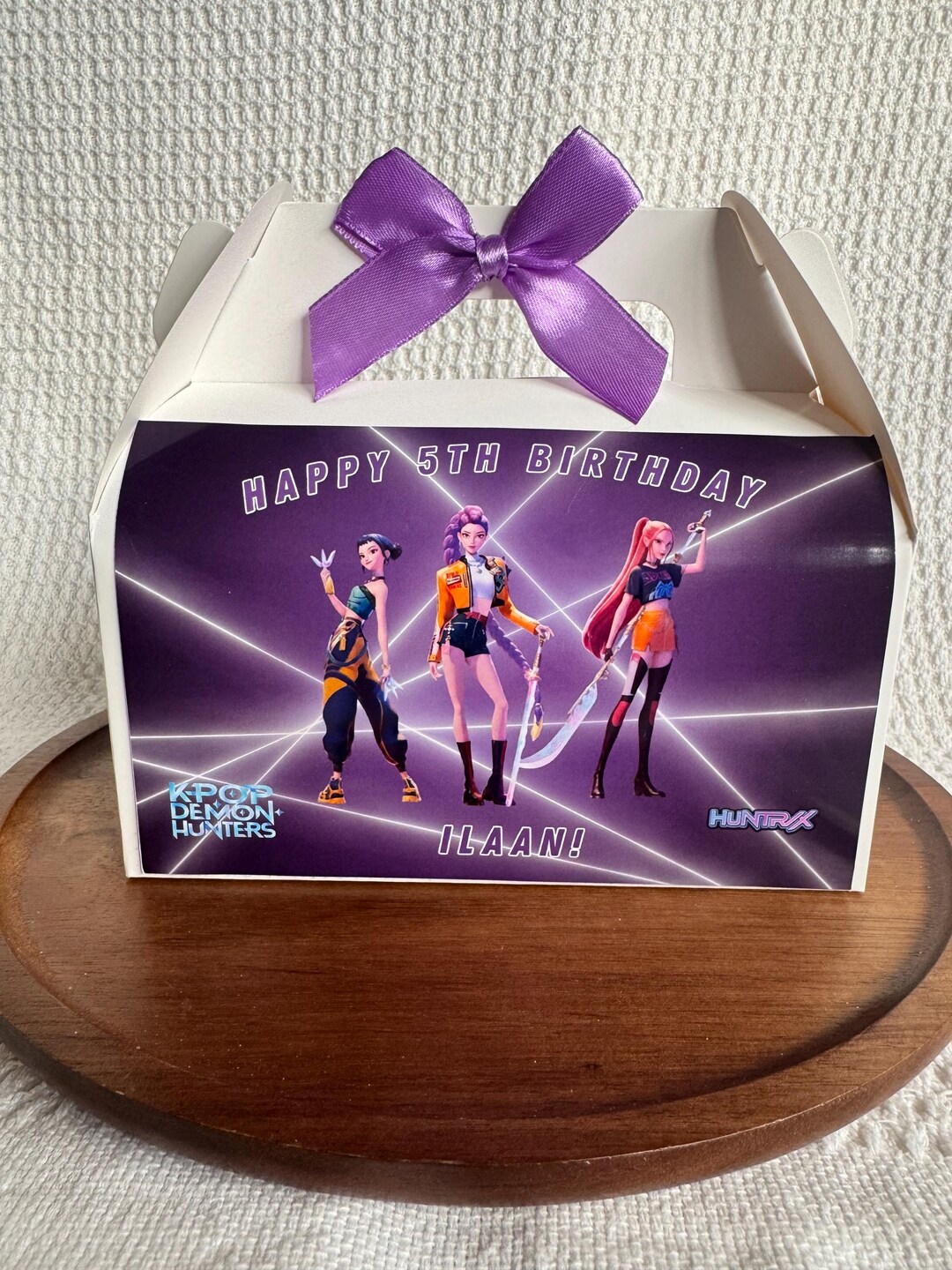 K-pop Demon Hunters Party Boxes | Party | Box | Personalised - Etsy