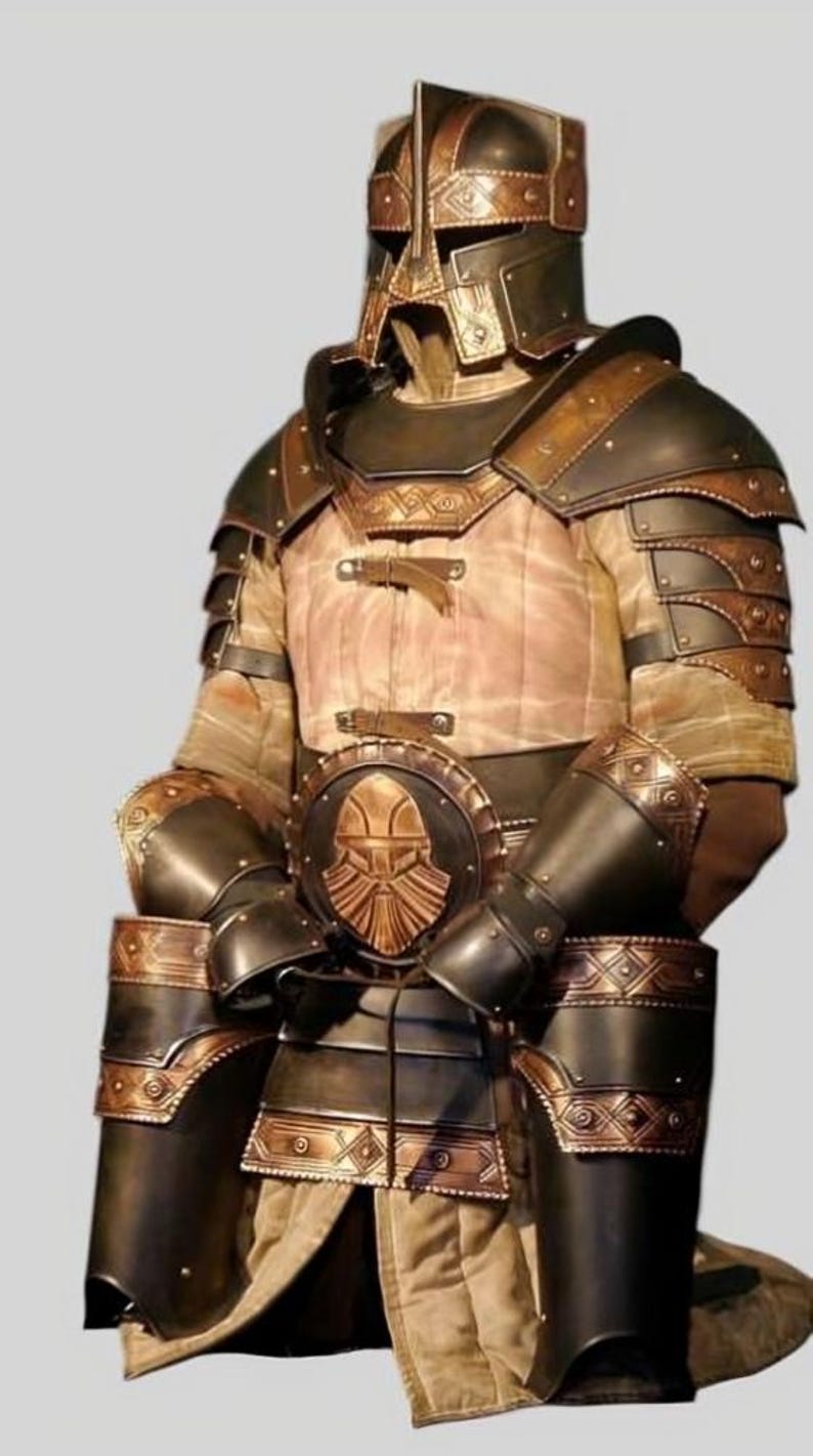 Moria Dwarves Full Body Armor: Lotr-inspired Medieval Iron Suit - Etsy