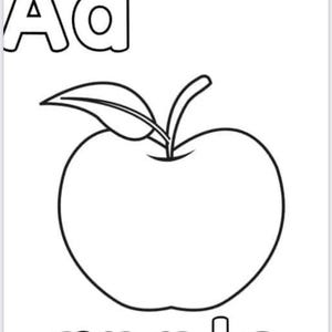 Alphabet Coloring Pages: Educational Fun for Kids - Etsy