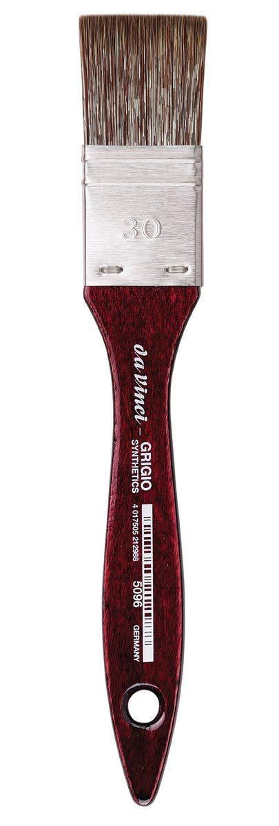 Da Vinci Oil & Acrylic Series 5096 Grigio Paint Brush, Flat Mottler ...