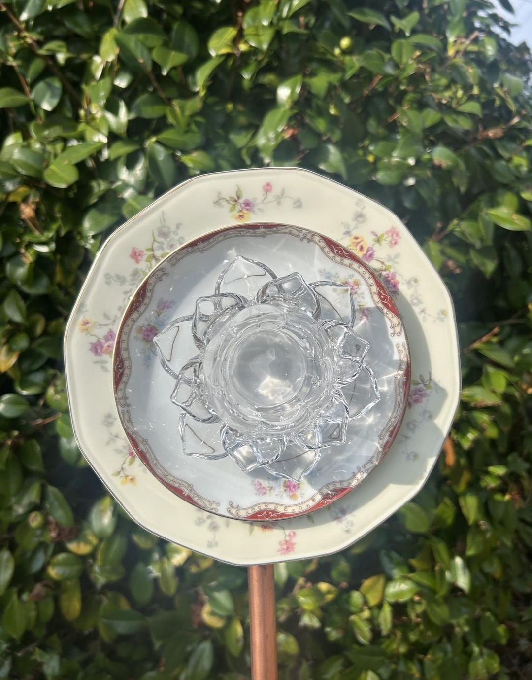 LOCAL PICKUP ONLY - Vintage Plate Garden Flower – Red, Floral ...