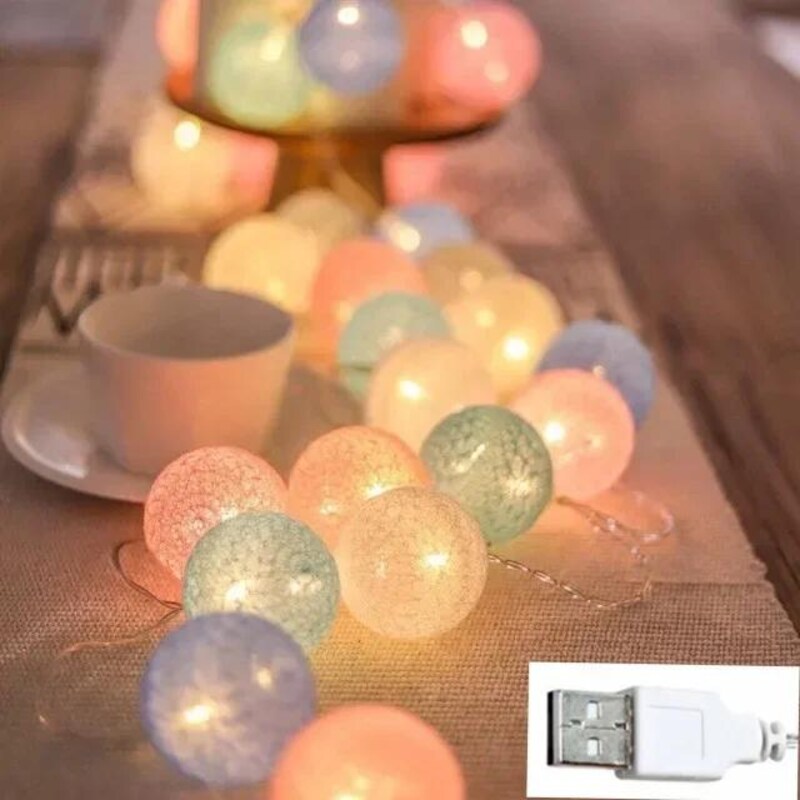 Cotton Ball Light - Etsy
