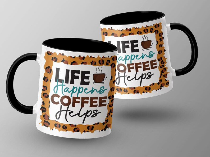 Leopard Print Coffee Mug, Funny - Etsy