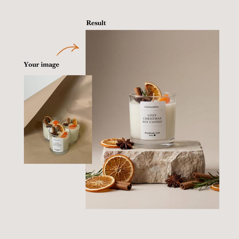 Custom AI Candle Product Images | Photorealistic Visuals Pack for ...