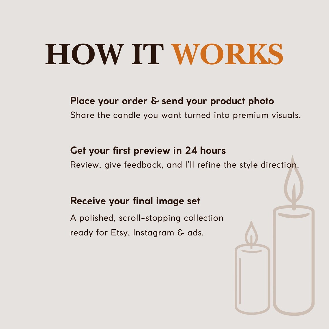 Custom AI Candle Product Images | Photorealistic Visuals Pack for ...