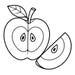 10 Printable Pages, Apple Coloring Page, Food and Drink Relaxation ...