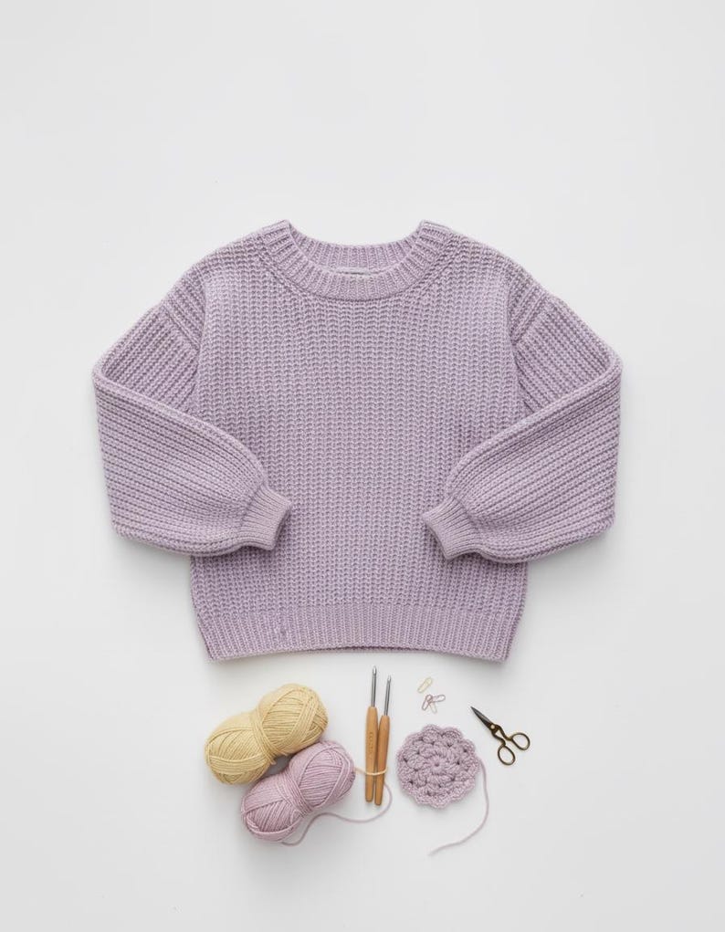 CROCHET PATTERN Boxy Ribbed Sweater, Easy Crochet Sweater Pattern ...