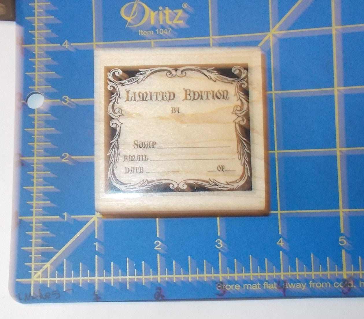 Swap Contact Label Rubber Stamp Mail Art Artists Cardmaking Email Date ...