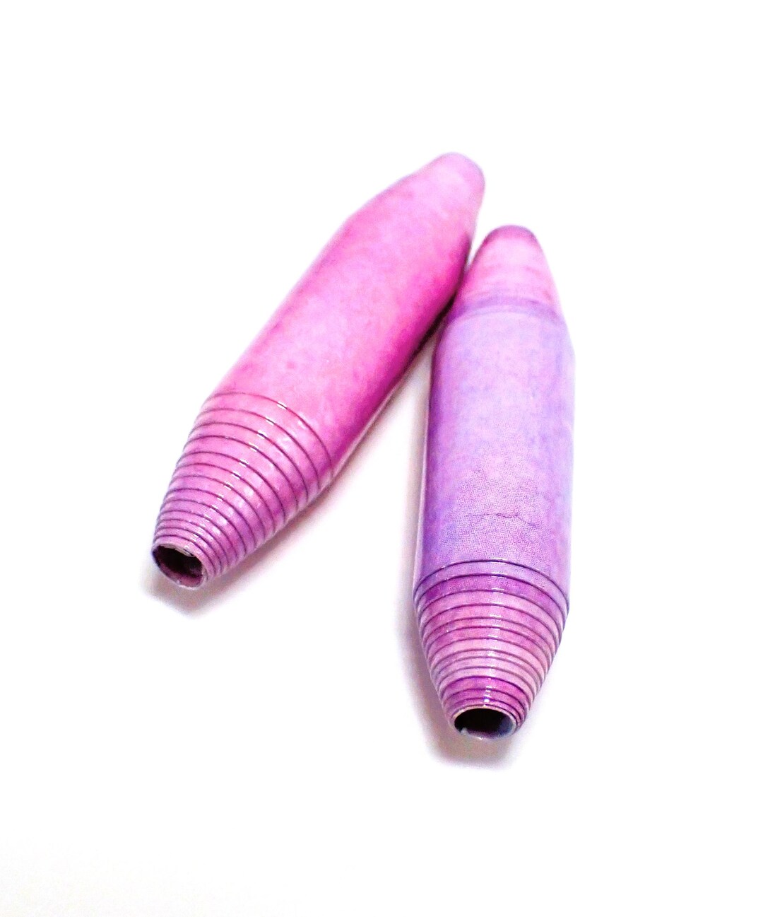 Handmade Paper Beads: Tapered Tube, DIY Jewelry Craft Supplies TTB05 - Etsy