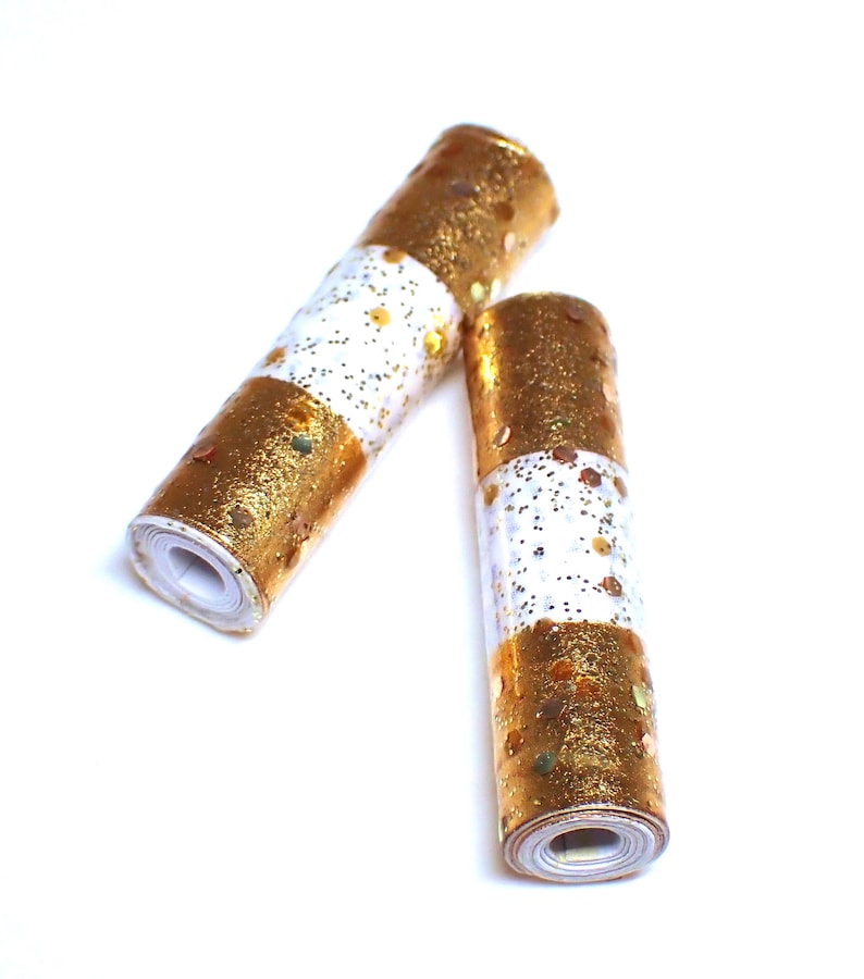 Handmade Paper Beads: Glitter Tube, DIY Jewelry Craft Supplies TB45 - Etsy
