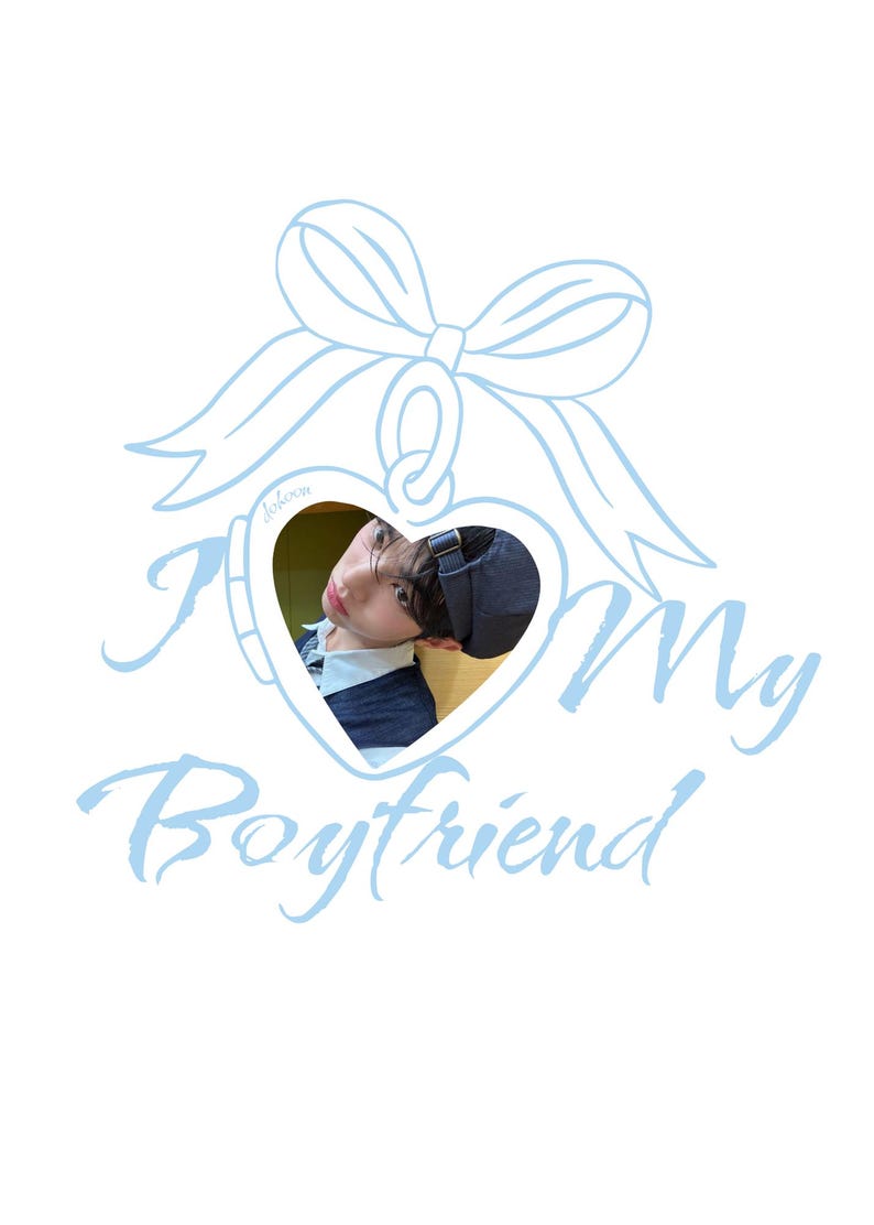 K-pop “I Love My BF” Print | 5x7" Wall Art - Etsy