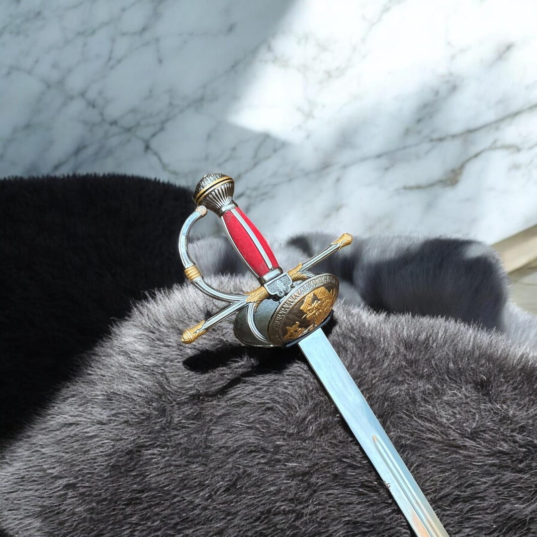 Hand Forged Double - Headed Sword| Quixote Rapier Hilt | Viking ...