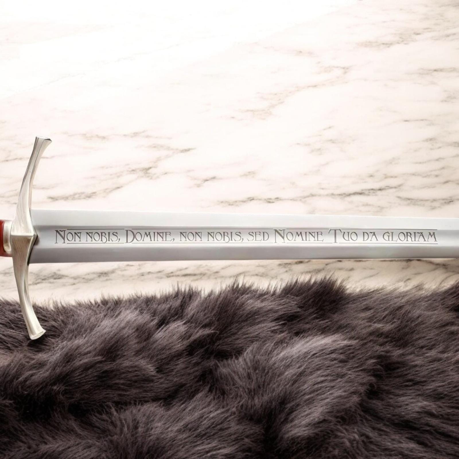 Handmade Accolade Knights Templar Sword – High Carbon Steel ...