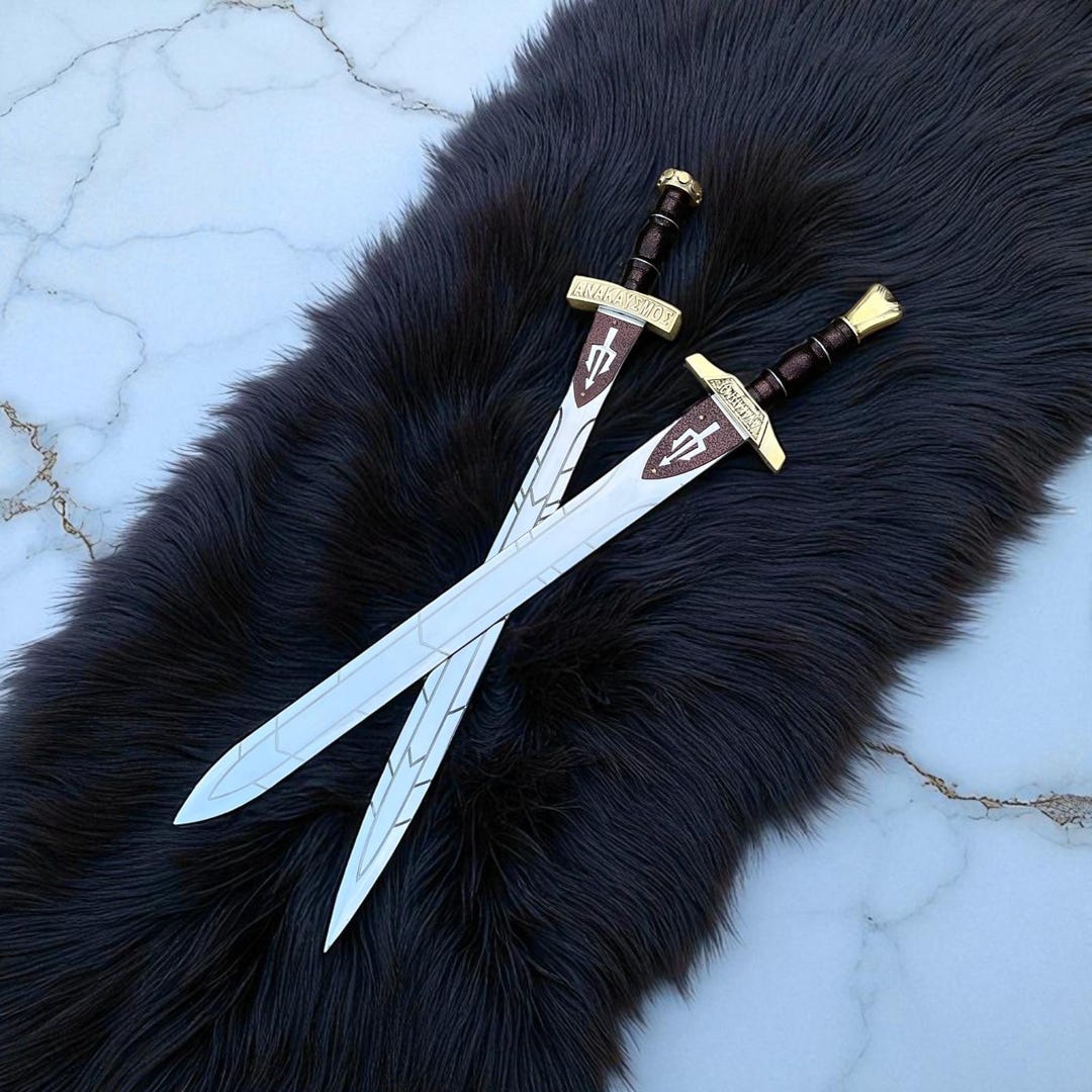 Handmade Percy Jackson Riptide Sword: Stainless Steel Anaklusmos ...